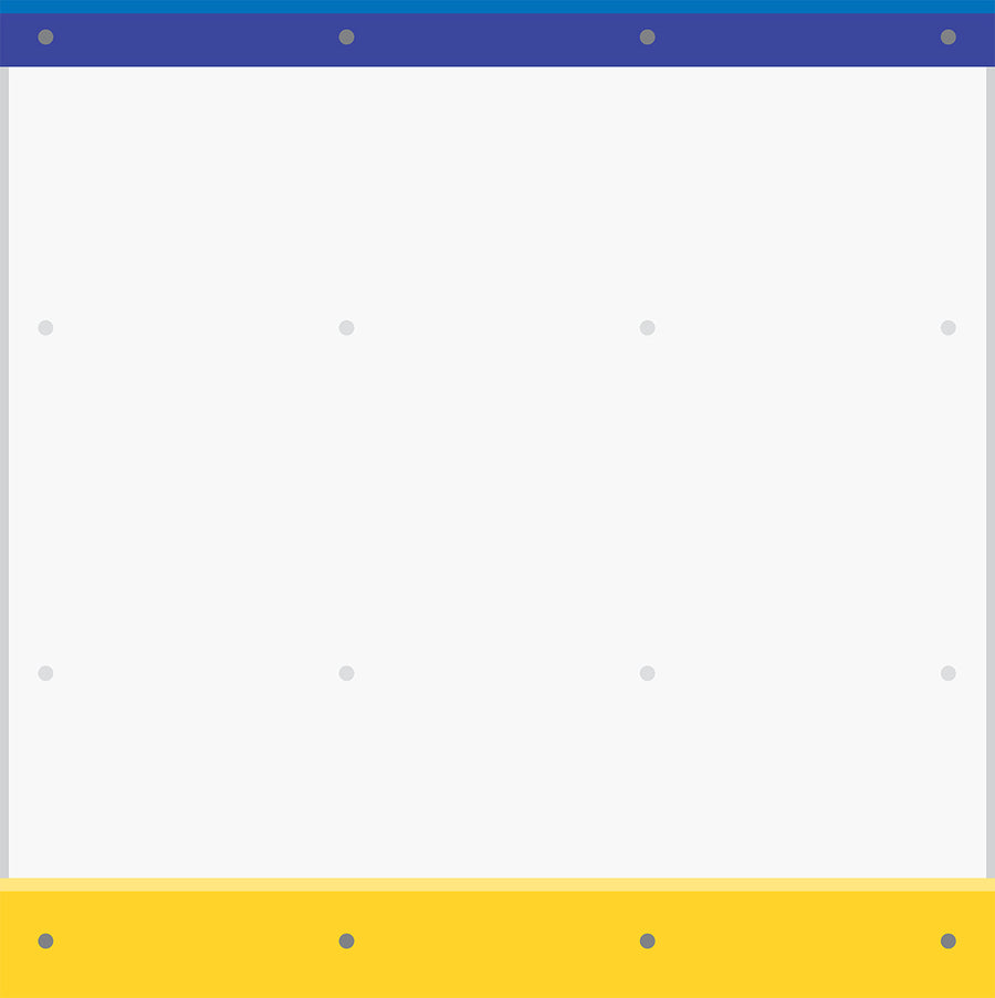 Blue Hockey Arena Boards Peel and Stick Hockey Room Decals – Hockey ...